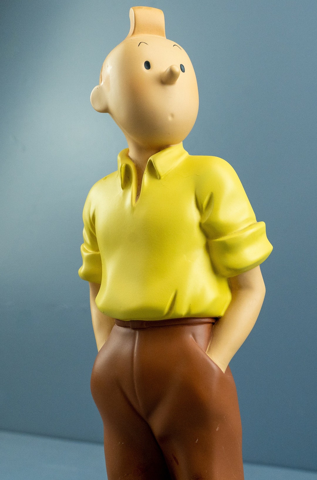 Statuette Moulinsart 45914 Tintin & Snowy in America Rare 30cm - Etsy