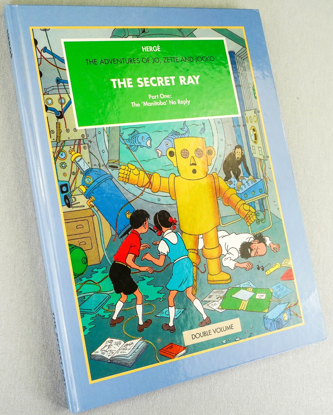 The Secret Ray Part 1 & 2 1994 Methuen 1st UK Edition Rare Herge EO Jo ...