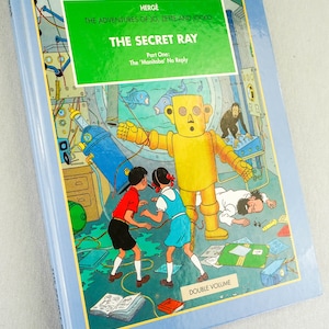 The Secret Ray Part 1 & 2 1994 Methuen 1st UK Edition Rare Herge EO Jo ...