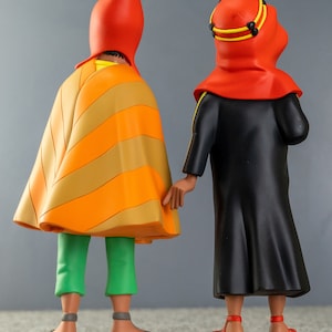 Statuette Moulinsart 46015 Abdullah & Zorrino Musee Imaginaire Tintin ...