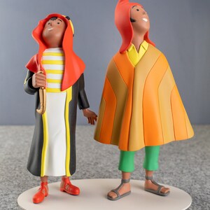 Statuette Moulinsart 46015 Abdullah & Zorrino Musee Imaginaire Tintin ...