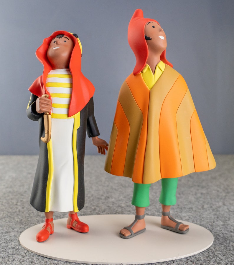 Statuette Moulinsart 46015 Abdullah & Zorrino Musee Imaginaire Tintin ...