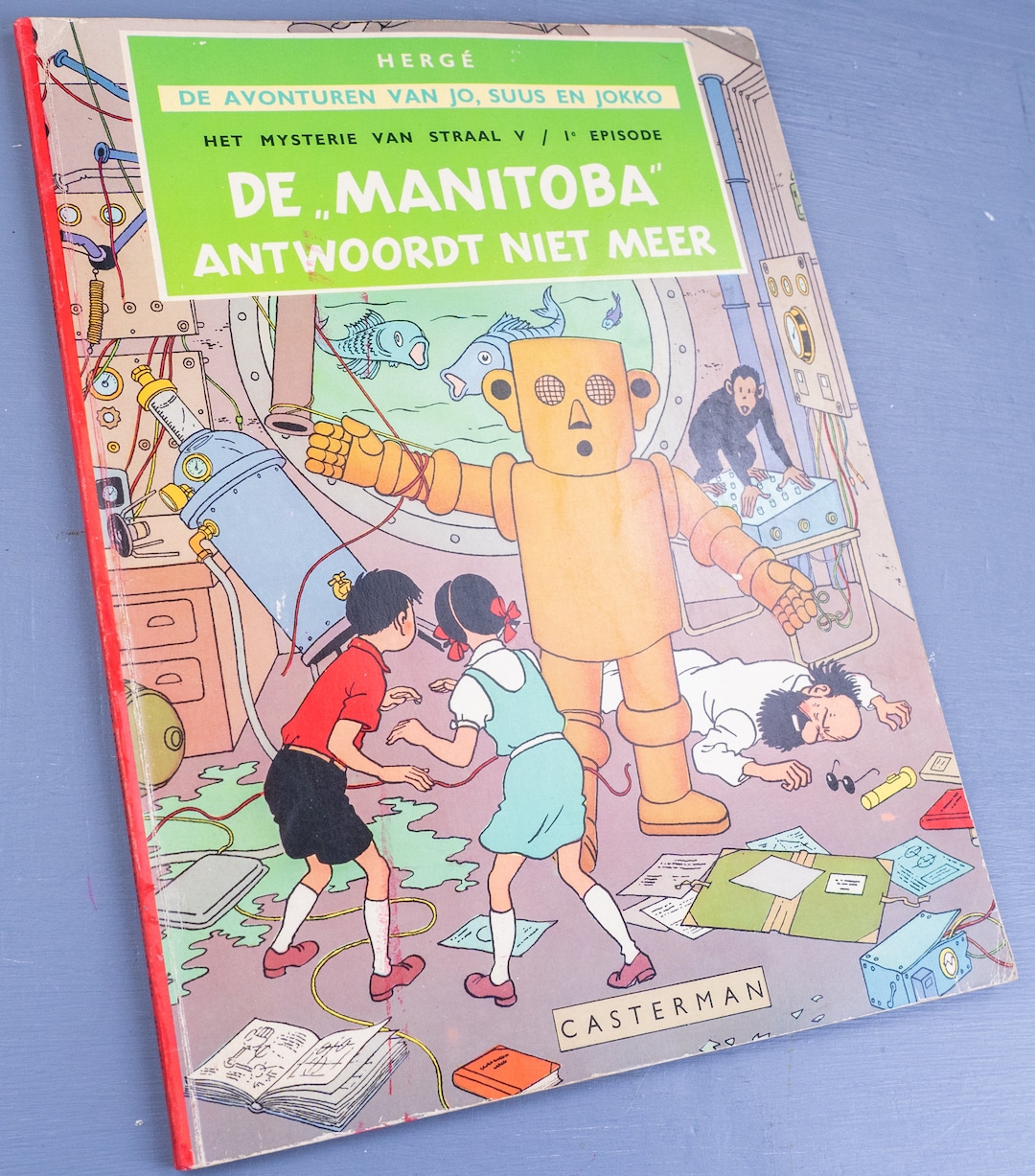 Jo Suus & Jokko: De Manitoba Antwoordt 1968 Dutch PB Casterman Tintin Herge - Etsy