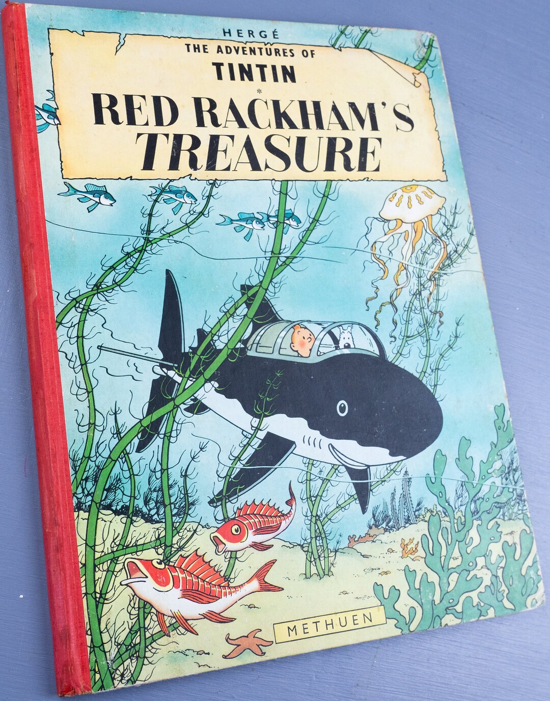 Red Rackham's Treasure - Methuen 1965 2nd Reprint Edition UK Hardback ...