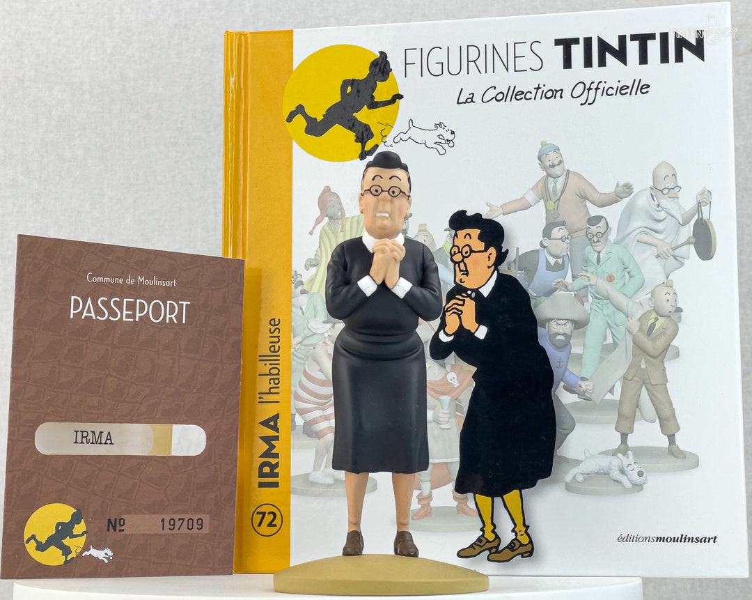 Tintin Figurines Officielle # 72 IRMA THE MAID Rare Herge Model ...