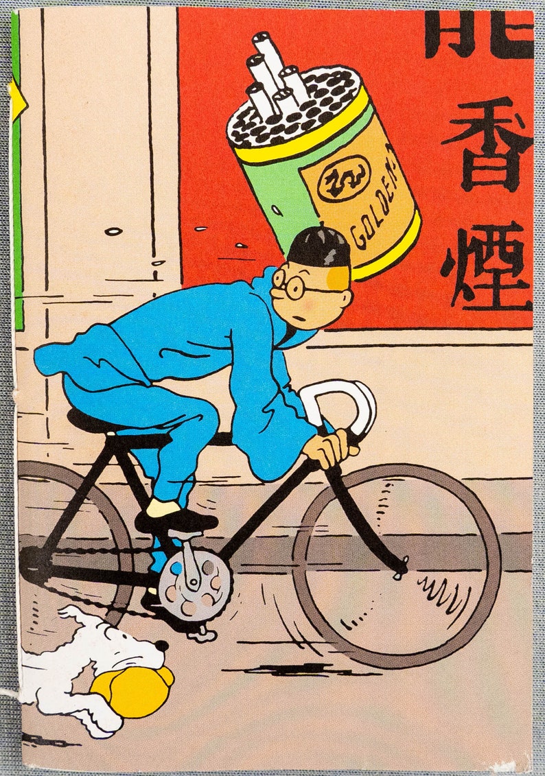 Blue Lotus Scenes Moulinsart Tintin Notepads: A5 & A6 BUY INDIVIDUALLY ...
