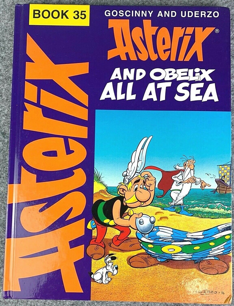 Asterix and Obelix All at Sea Hodder 1996 1st UK Edition Hardback Book ...