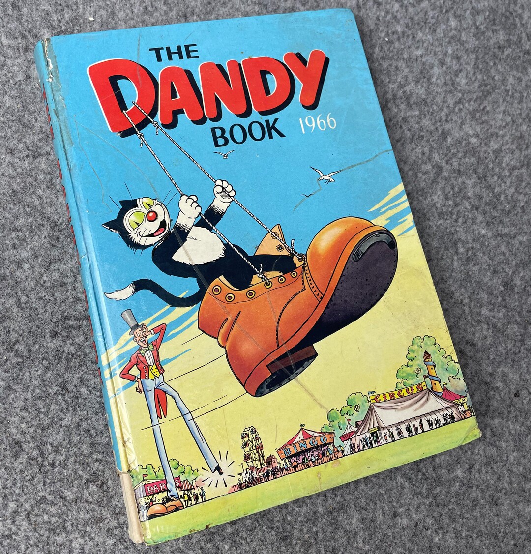 The Dandy Book Vintage Hardback 1966 Annual D. C. Thomson and Co Ltd - Etsy