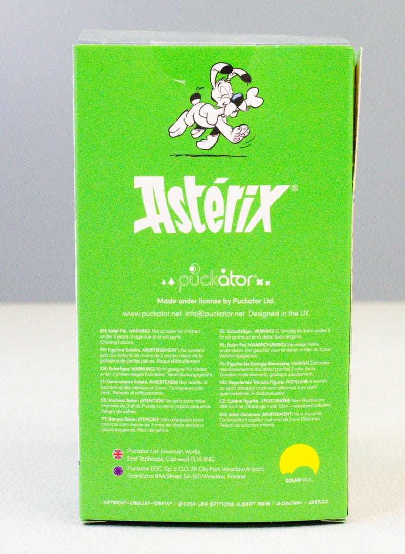 Asterix Puckator Idefix (dogmatix) Solar Pal Model FF142 - Figurine ...