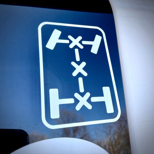 Triple Locked Decal LR3 LR4 4X4 Sticker - Etsy