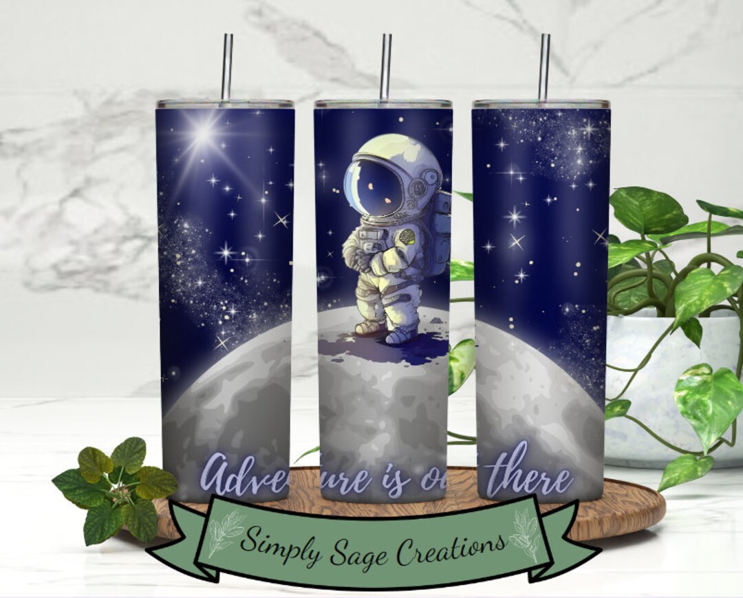 Astro Adventure Tumbler Wrap - 20 Oz Tumbler Wrap - Space Tumbler Wrap ...