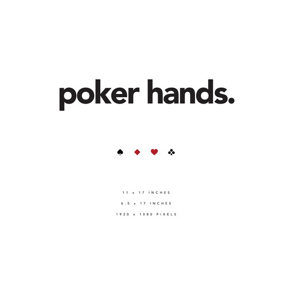 Poker Hands Wall Art - Etsy