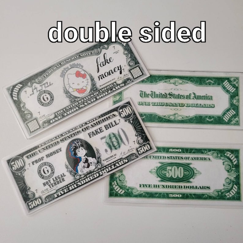 Custom 500 Usd and 1k Cash Slip Place Holder Cash Envelope | Etsy