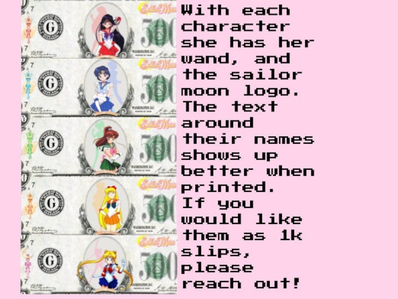 500USD 1k Placeholder Cash Slip Fake Money for Budgeting - Etsy