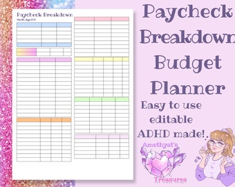 500USD 1k Placeholder Cash Slip Fake Money for Budgeting Envelopes ...