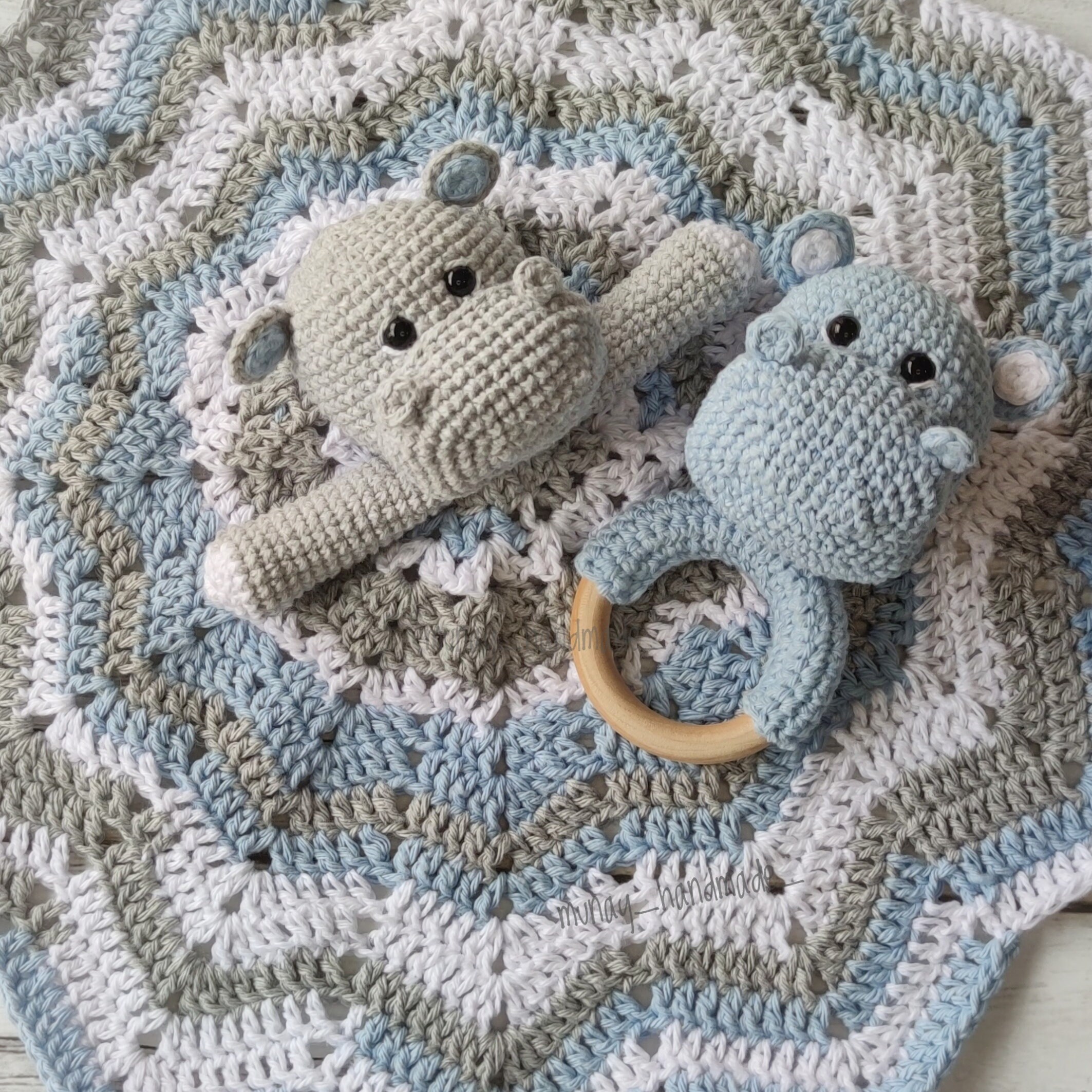 Manta De Apego Mordedor Amigurumi Baby Shower Recién - Etsy