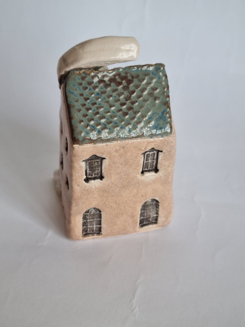 Handmade Ceramic Italian Cafe Miniature With Moon - Etsy