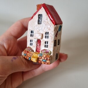 Handmade Ceramic Italian House Miniature: Rustic Village Decor - Etsy