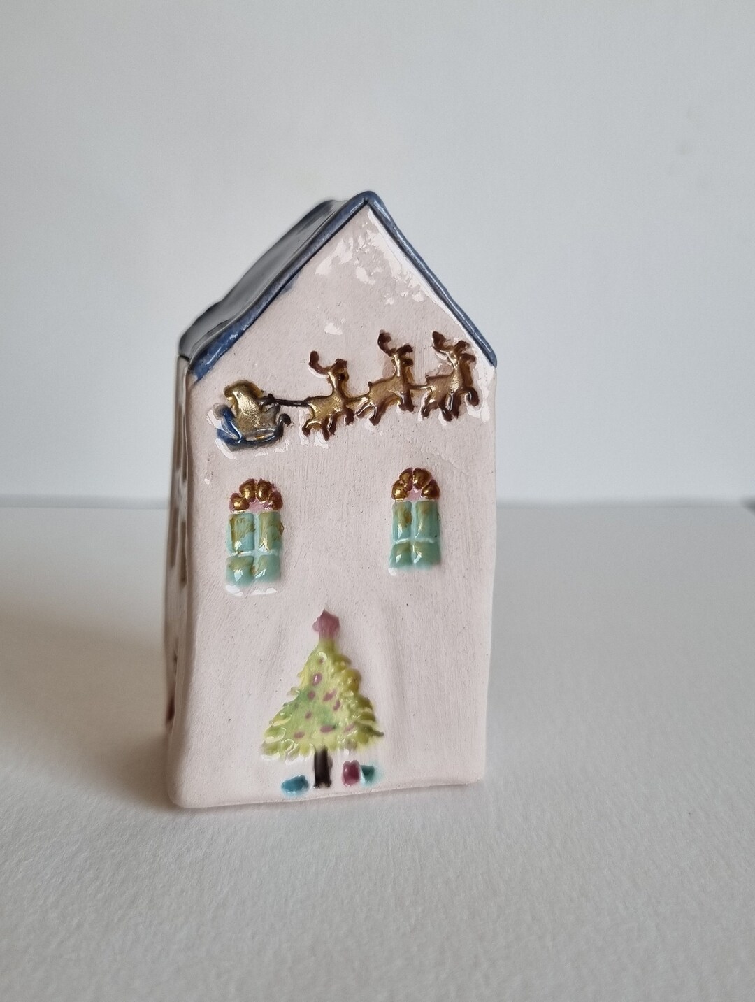 Ceramic House,ceramic Handmade Miniature House,handmade Decoration ...