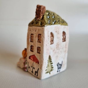 Handmade Miniature Ceramic Italian House: Rustic Village Decor - Etsy