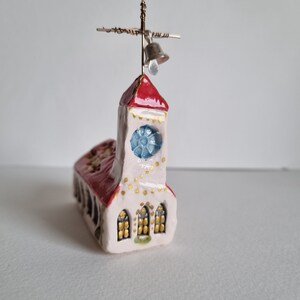 Handmade Ceramic Tiny Church: Rustic Miniature Chapel - Etsy