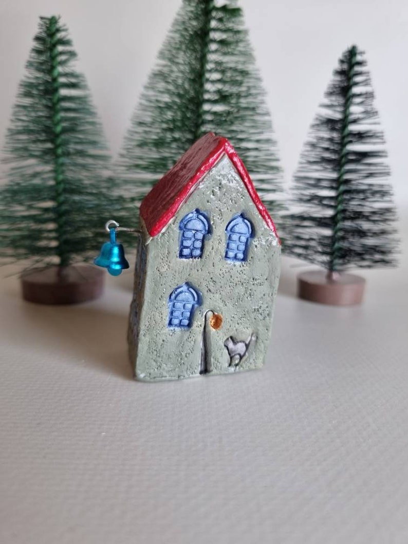Tiny Clay Miniature Italian Ceramic House ceramic Housetiny - Etsy