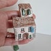 Handmade Ceramic Miniature Italian Tuscany House With Tree - Etsy