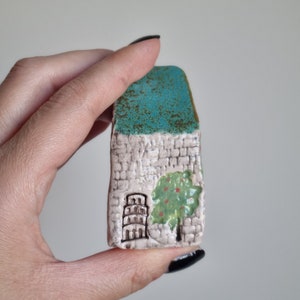 Handmade Ceramic Miniature Italian House With Ice Cream - Etsy