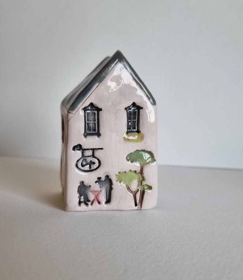 Handmade Ceramic Miniature Italian House: Tuscany Village Decor - Etsy