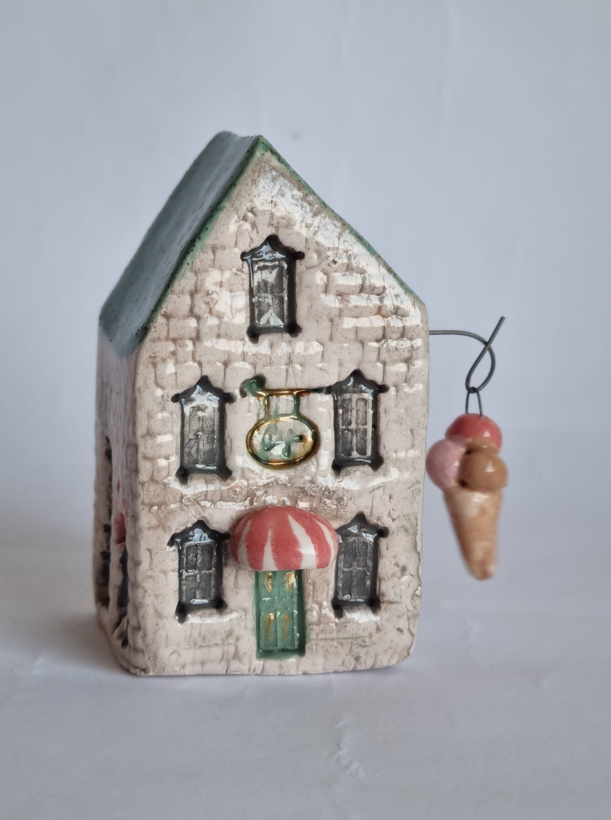 Ceramic Miniature House, Tiny Ceramic House, Fairy Garden House ...