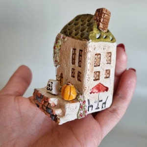 Handmade Miniature Ceramic Italian House: Rustic Village Decor - Etsy