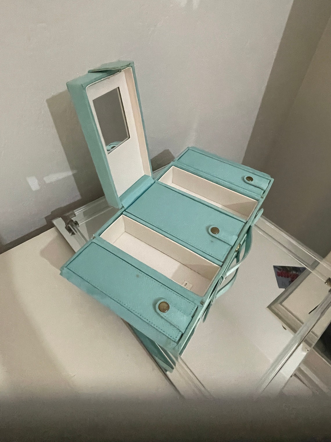 Vintage Tiffany Blue Jewelry Box - Etsy