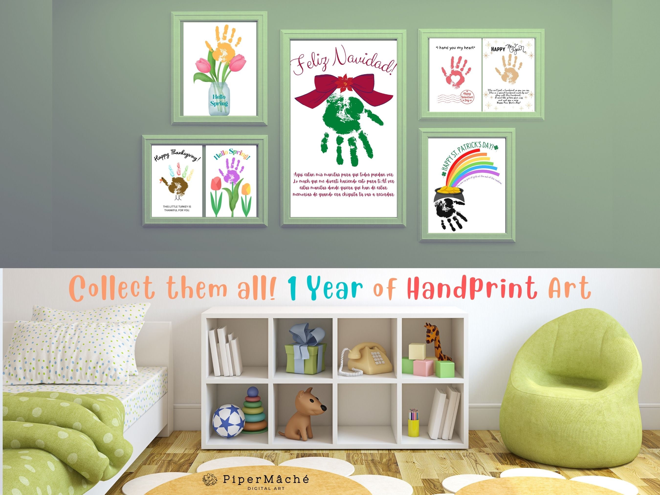 Mother's Day Kids Handprint Art/craft, Handprint Projects Craft ...