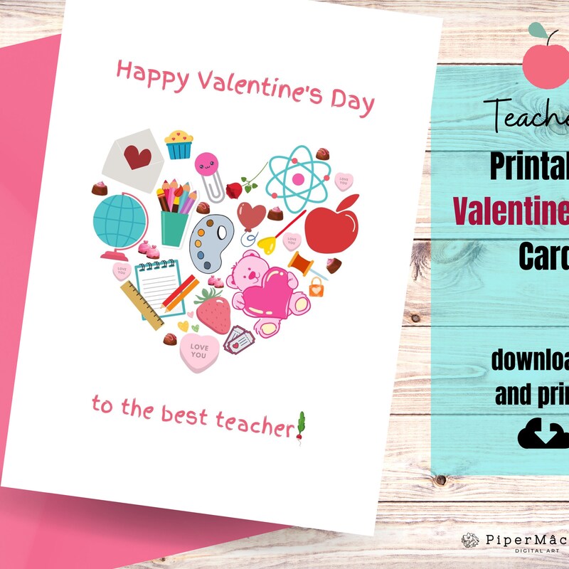 Teacher Valentines - Etsy