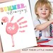 Summer Flamingo Handprint Craft Kids Handprint Art Keepsake Handprint ...