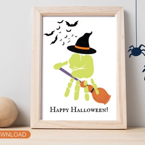 Halloween Handprint Craft for Kids, Activity for Kids Halloween ...