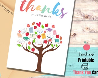 Teacher Thank You Tree - Etsy