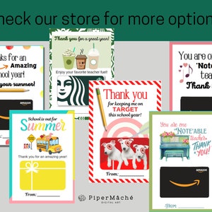 Printable Gift Tag for Teachers - Avery 22802 Template Friendly, Thanks ...
