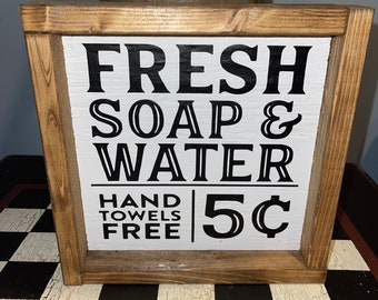 Soap Sign | Etsy