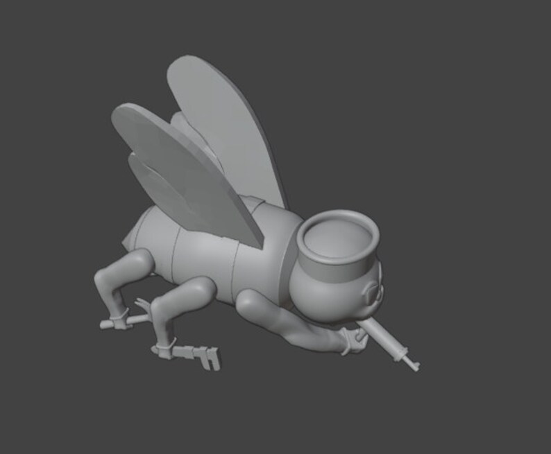 Seabee the Fighting Bee, 3D STL File - Etsy