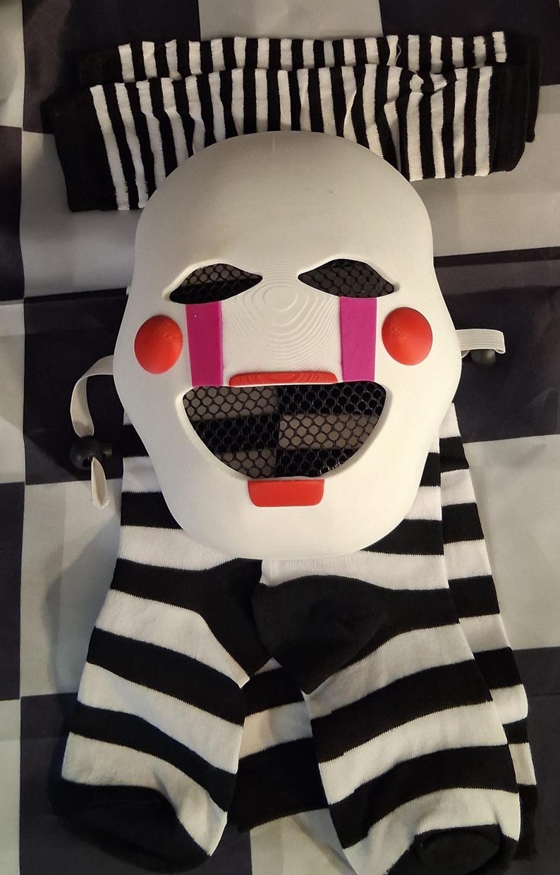 FNAF Puppet and Nightmarionne Mask Wearable Item - Etsy