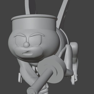 Seabee the Fighting Bee, 3D STL File - Etsy