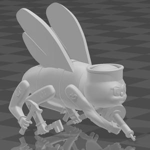 Seabee "the Fighting Bee," 3D STL File - Etsy