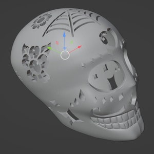 Calavera Sugar Skull 3D STL File - Etsy