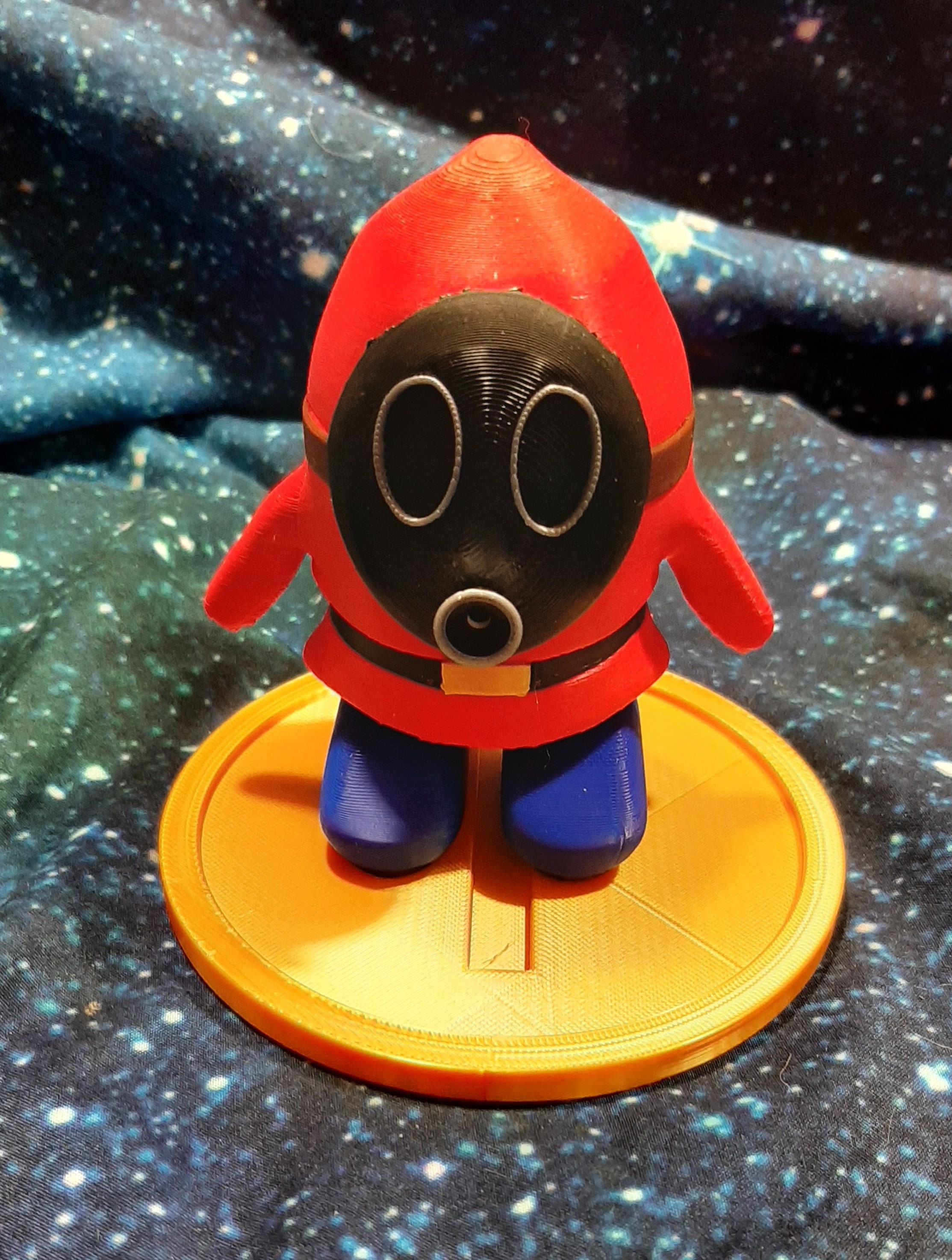 Shy Guy and His Collections of Masks Printed Item. - Etsy