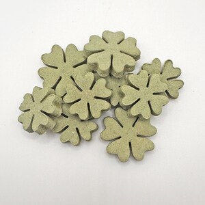 20 Green Clover Bunny Treats Organic and Natural Rabbit Treat Spirulina ...