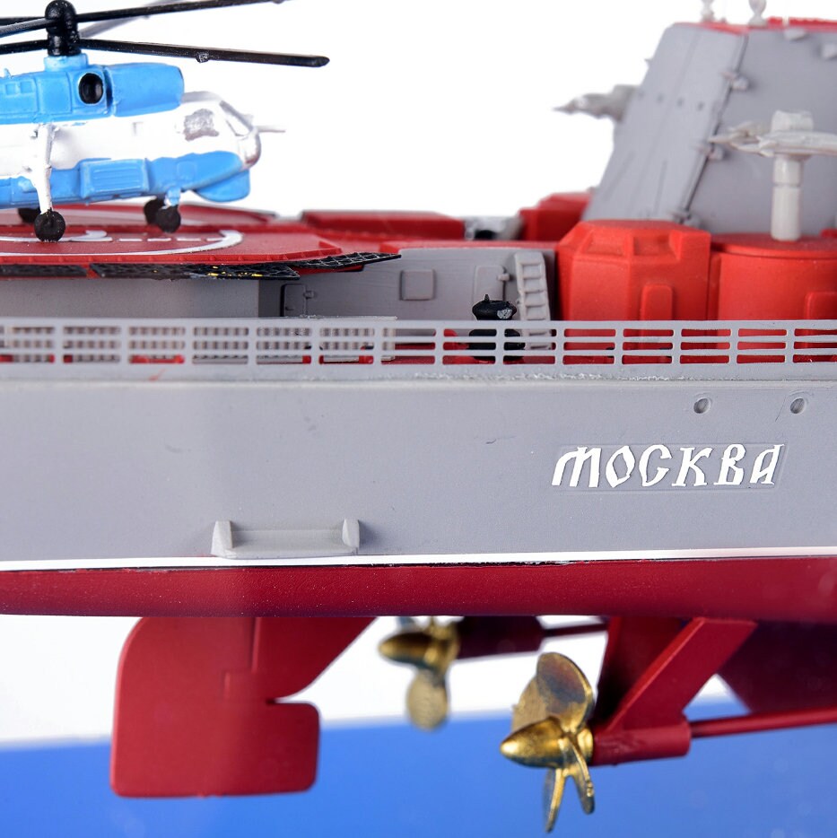 Model of the Ship cruiser Moscow scale 1:350 Best Gift Vip Gift Luxury ...