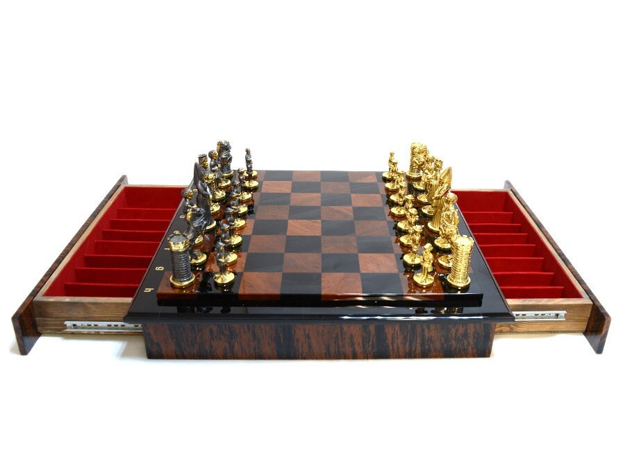 Obsidian Chess Set camelot Luxury Gift Best Vip Gift - Etsy