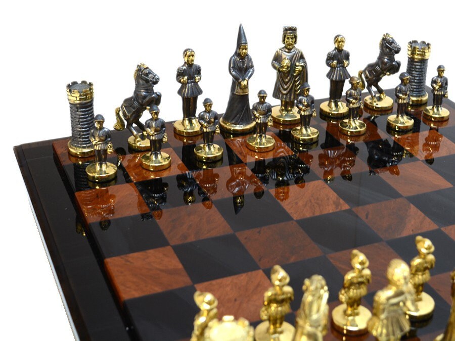 Obsidian Chess Set camelot Luxury Gift Best Vip Gift - Etsy