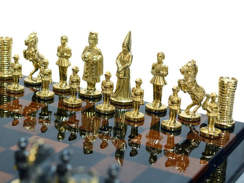 Obsidian Chess Set camelot Luxury Gift Best Vip - Etsy